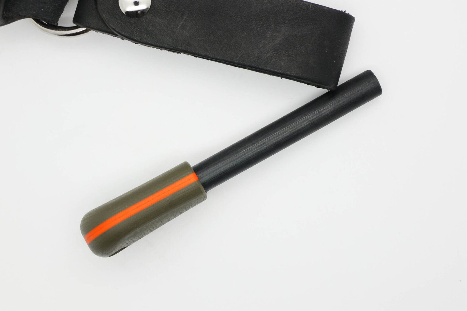AK Firesteel Ferrocerium Rod - Ranger Green w/ Orange Liner G10 Handle ...